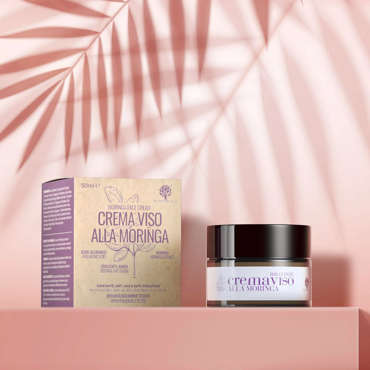 Moringa Face Cream - Super Moisturizing, Italian. Anti-aging. Anti ...